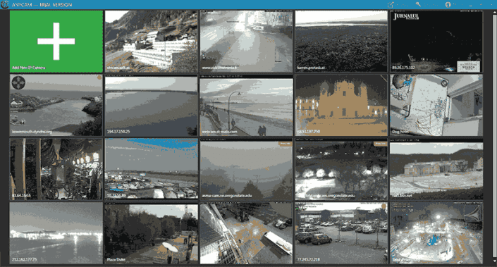 AnyCam: IP Camera Viewer and NVR Software for Windows